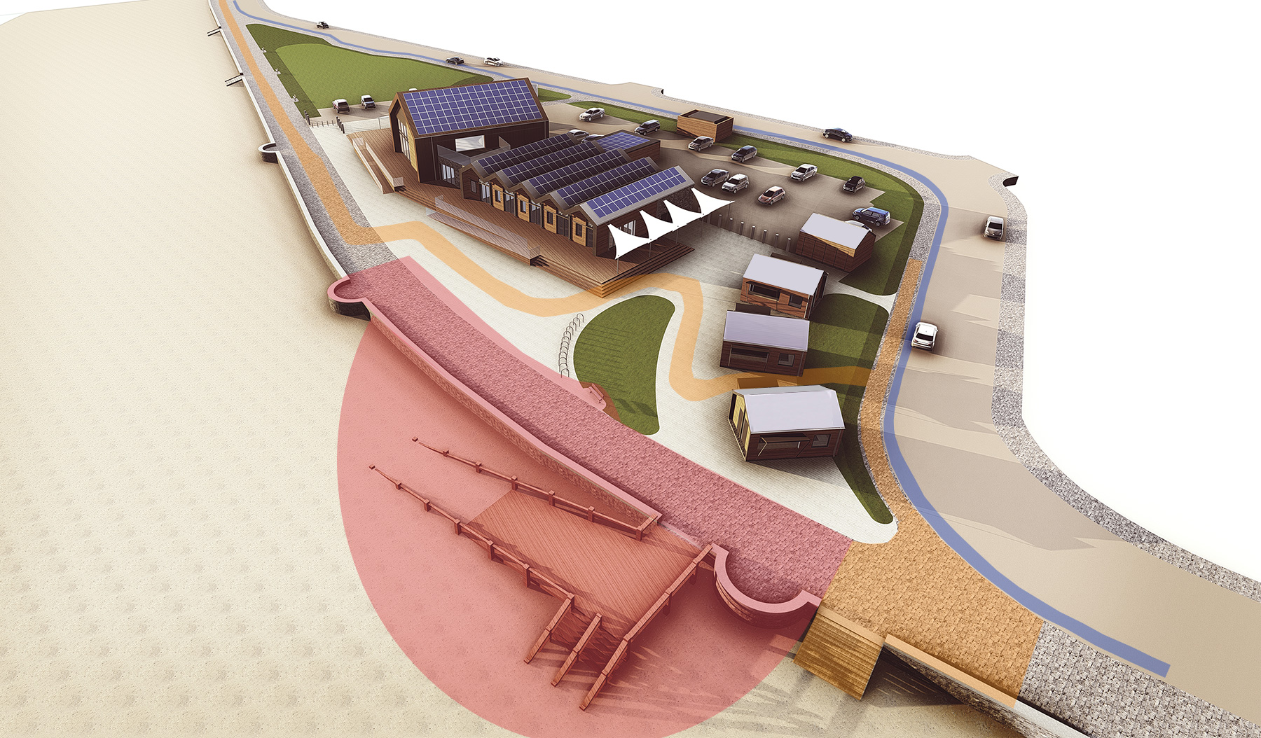 New ramp to provide direct access to Exmouth beach - Grenadier Estates