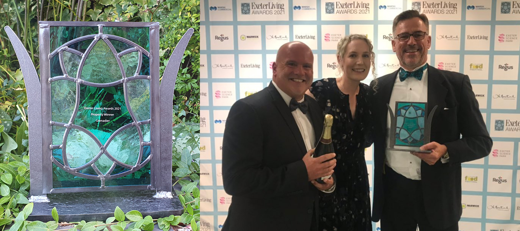 Grenadier 'Property Winner' at 2021 Exeter Living Awards - Grenadier ...